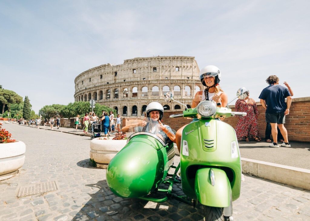 Semi-Private Vespa Sidecar Tour | Rome City Highlights - LivTours