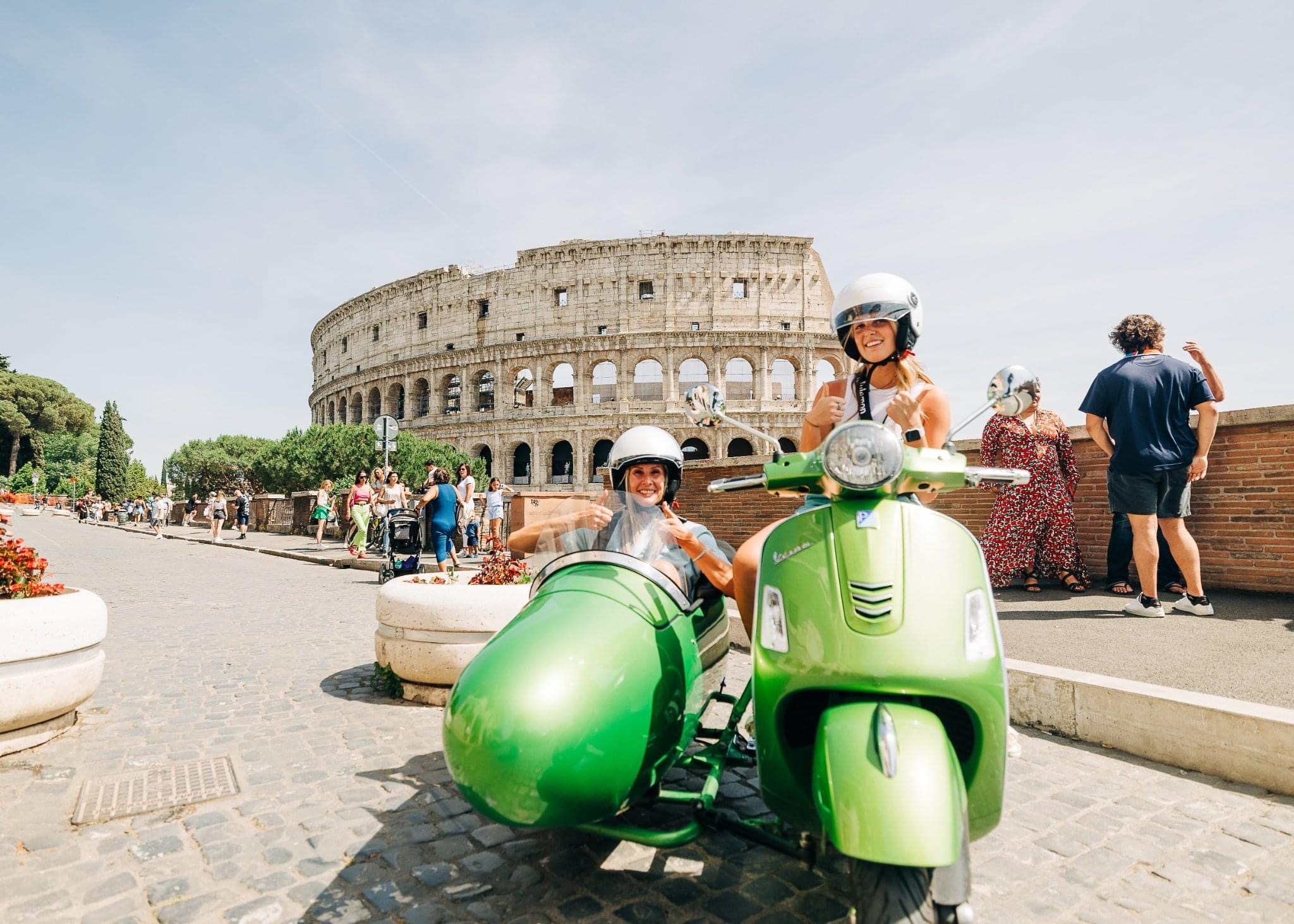 Private Vespa Sidecar Tour | Rome City Highlights - LivTours